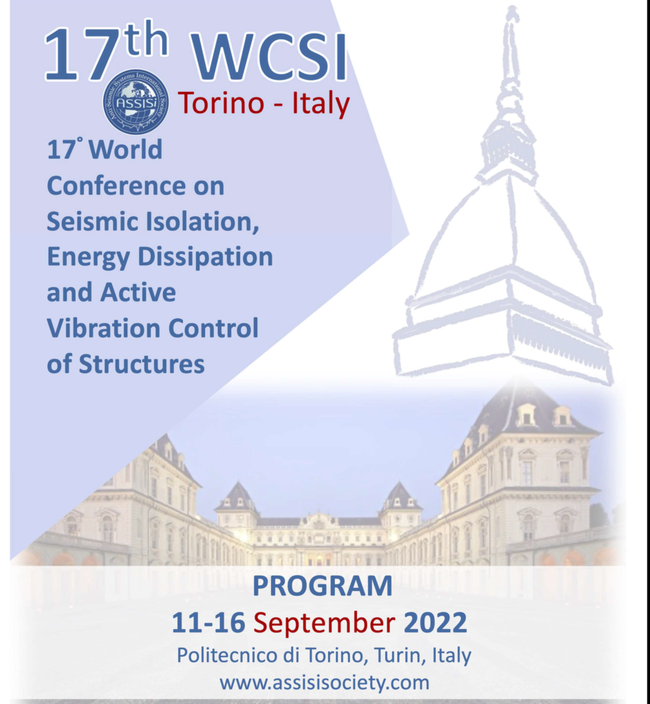17th WORLD CONFERENCE ON SEISMIC ISOLATION IN TORINO - GERB