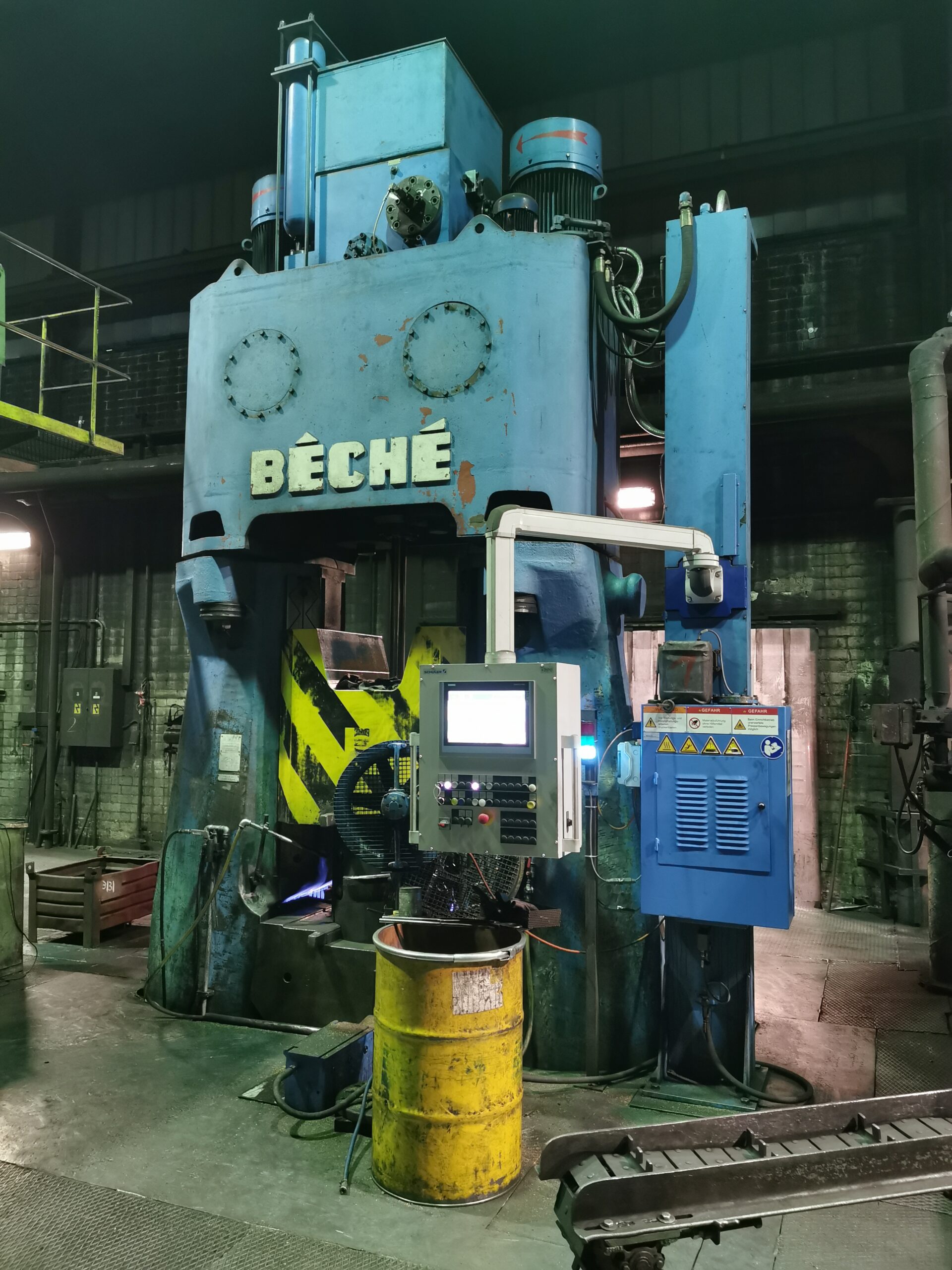 GERB - Vibration Isolation of a Forging Hammer in Switzerland